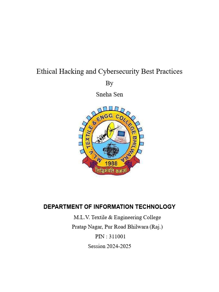 Sneha Sen (Report) | PDF | Security | Computer Security