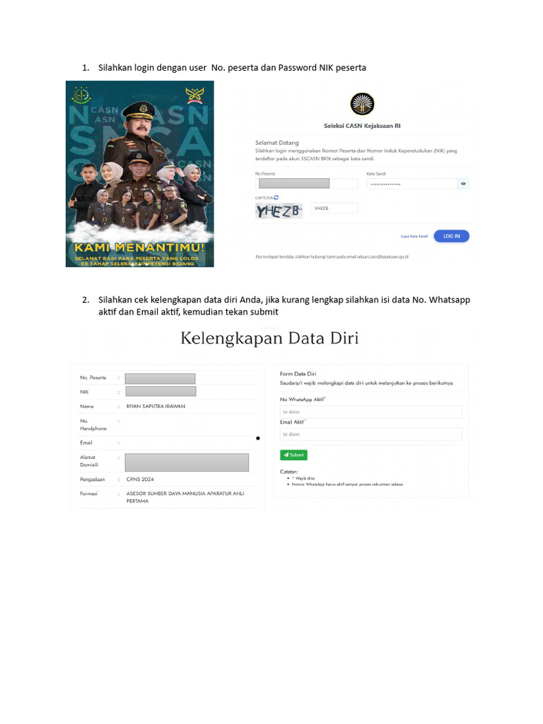 Tata Cara Konfirmasi Titik Lokasi Not Cat Jaksa | PDF