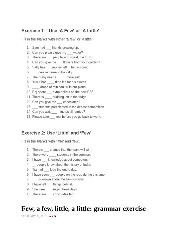QUANTIFIERS (1) | PDF