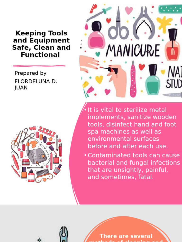 Tle-8 Nail Care Lesson 3 | PDF | Disinfectant | Sterilization ...