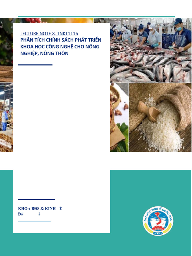 Lecture Note 8 - Phân tích chính sách phát triển KHCN | PDF