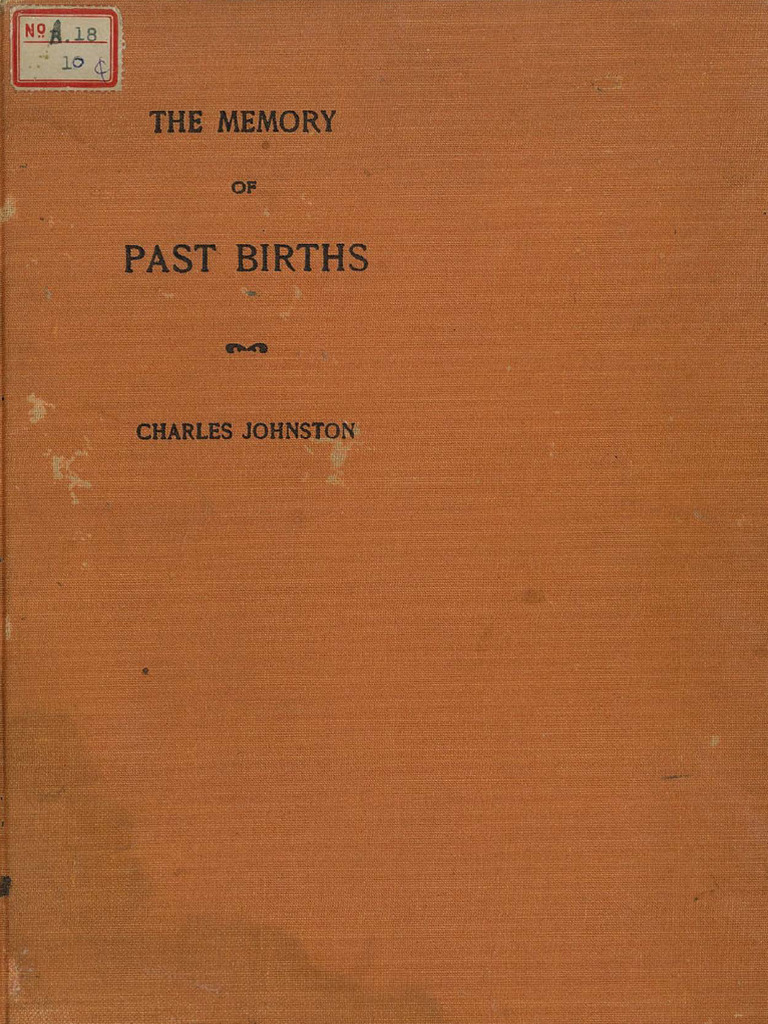 The Memory of Past Births by CJohnston | PDF | Theosophy