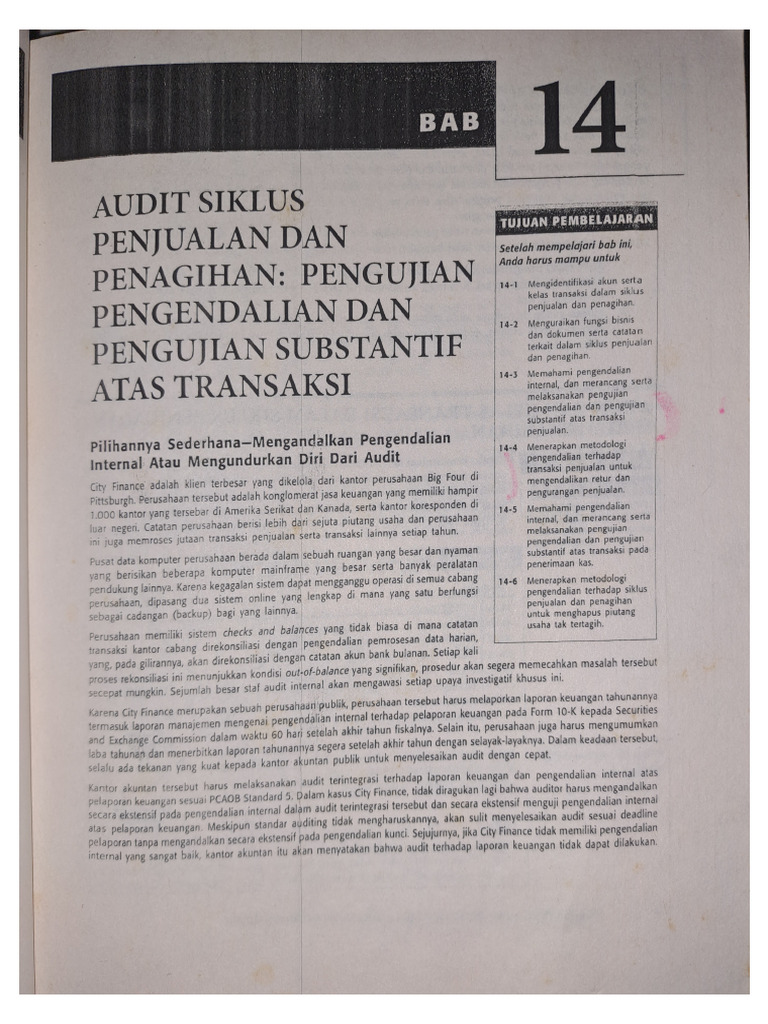 bab 14 audit | PDF