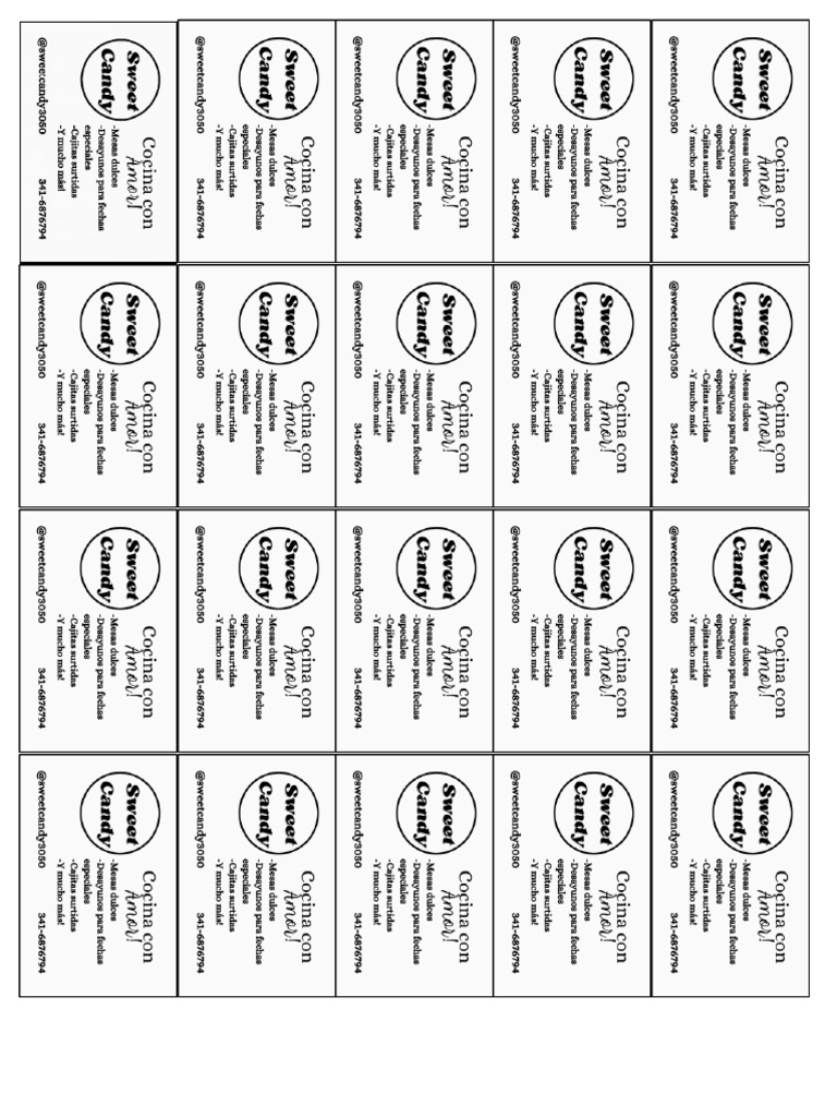 Tarjetas de presentacion byn | PDF