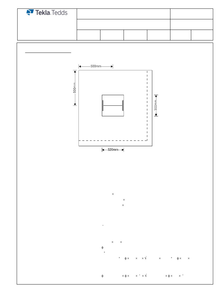 BASE PLATE COLUMN | PDF | Physical Sciences | Mechanical Engineering