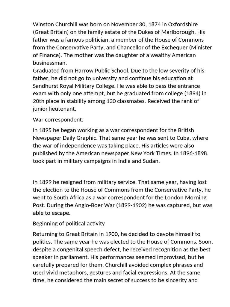 Winston Churchill | PDF | Winston Churchill | Neville Chamberlain