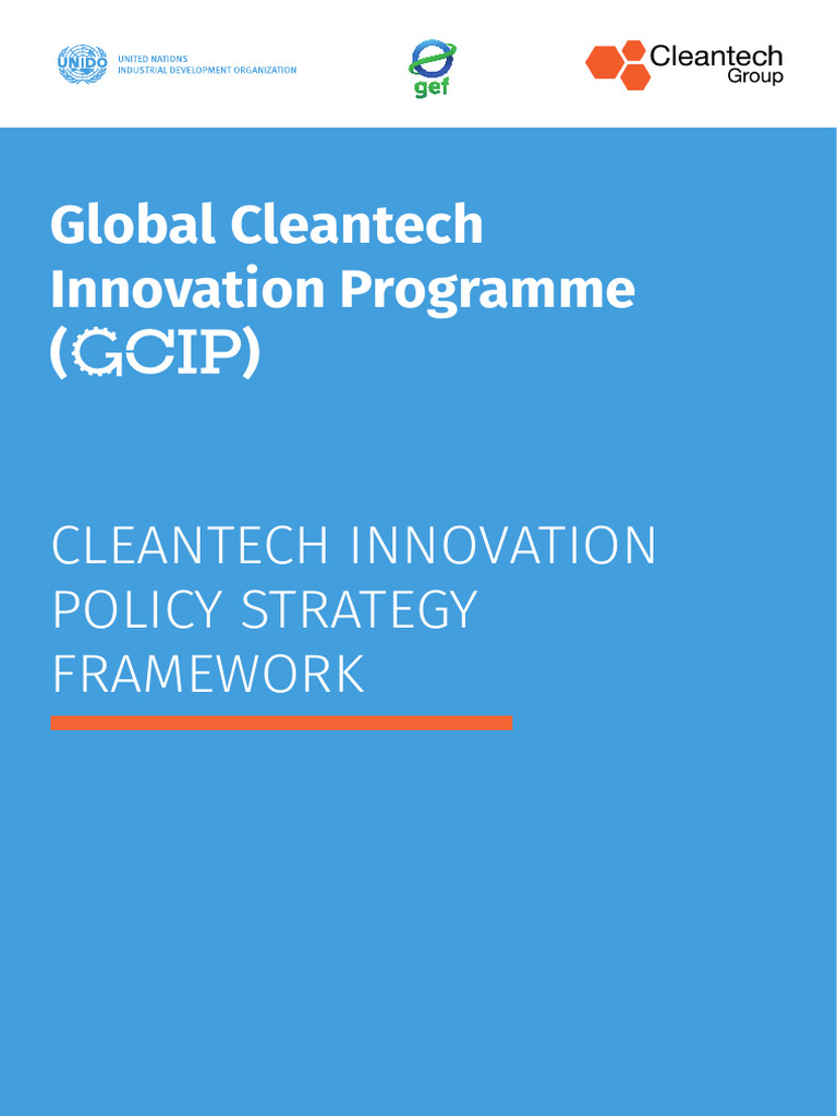 Cleantech Innovation Policy Strategy Framework | PDF | Innovation | Entrepreneurship