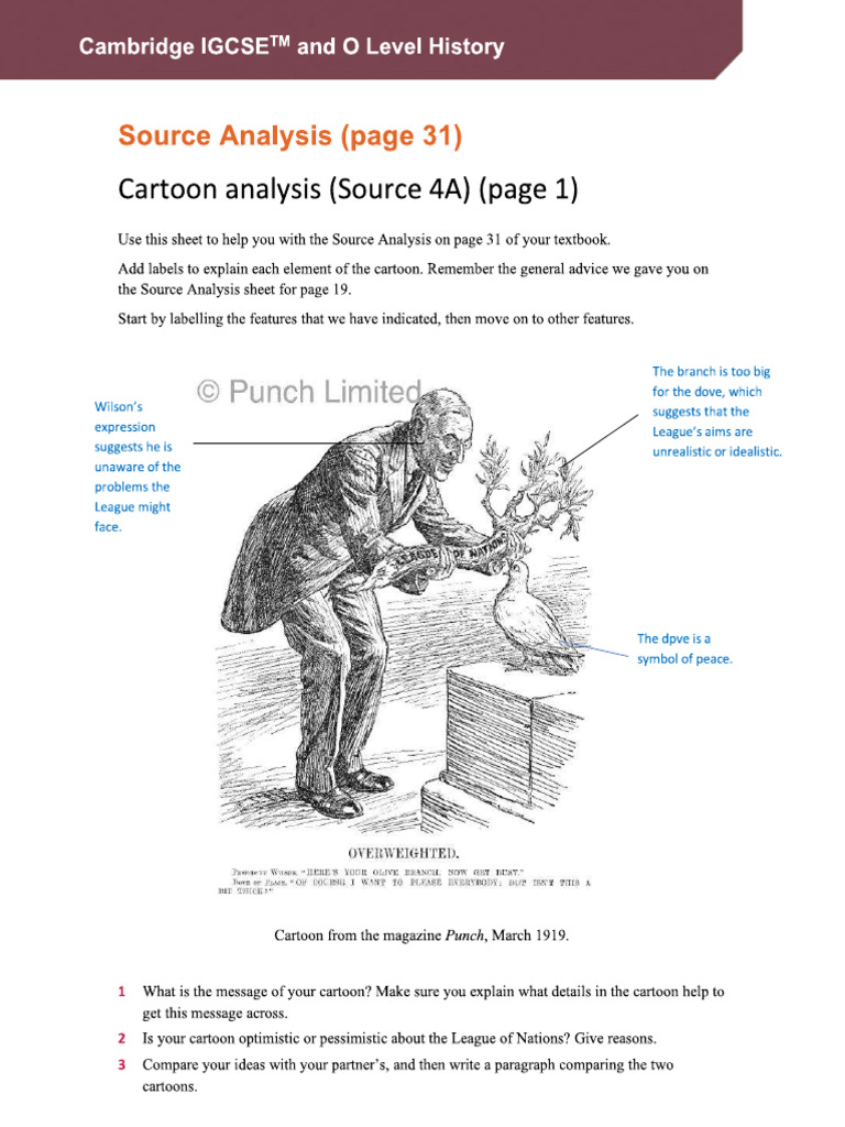 11 Cartoon Analysis Criterion Di | PDF