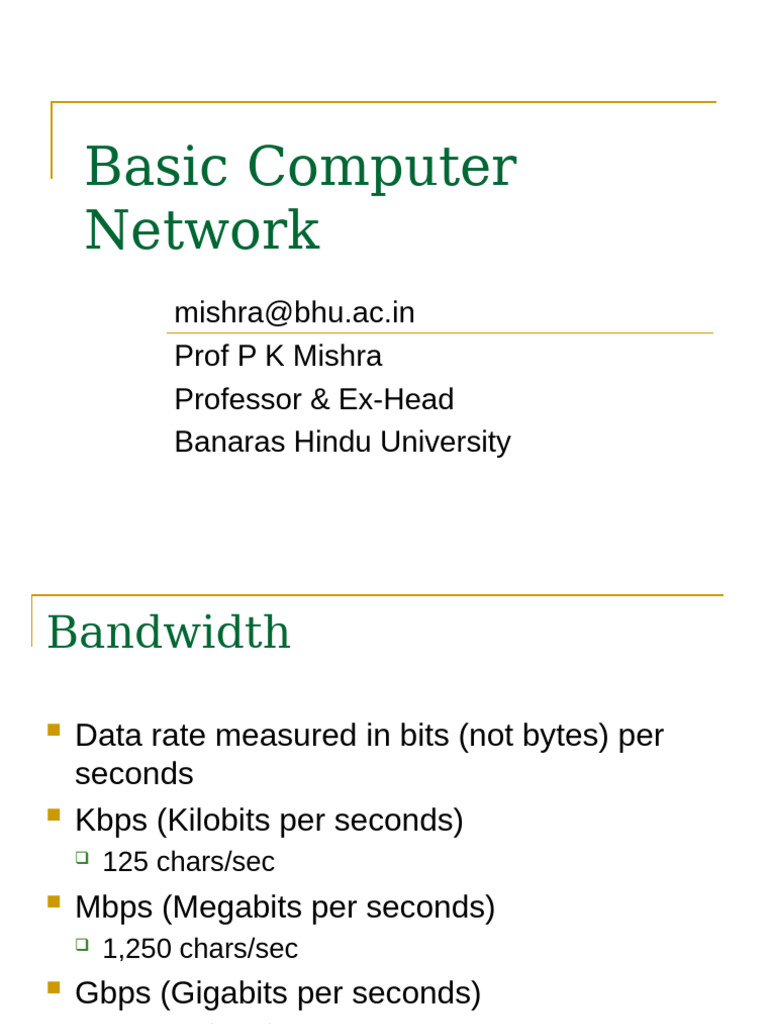 2.2- Basic -computer-network | PDF | Computer Network | Digital Subscriber Line