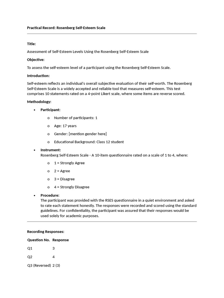 practical 1 bio class 12 | PDF | Self Esteem | Cognition practical 1 bio class 12 | PDF | Self Esteem | Cognition