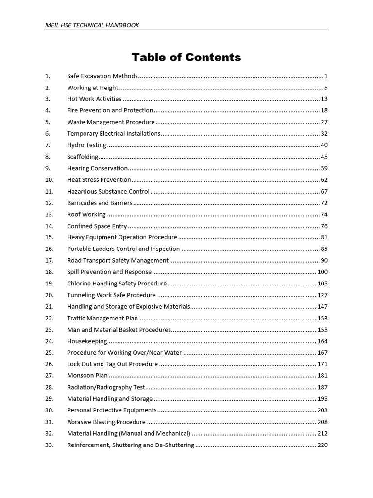 Technical Handbook | PDF | Fires | Scaffolding