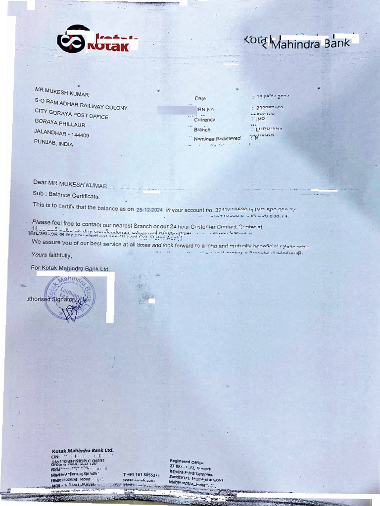 Balance certificate (2) NEW | PDF