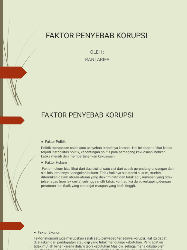 Rani Arifa - Anti Korupsi | PDF