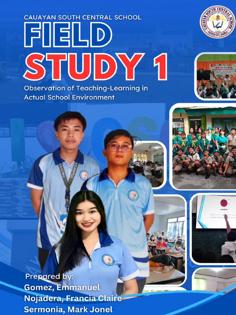 Field Study 1 Portfolio: Teaching Observations | PDF | Learning | Teachers
