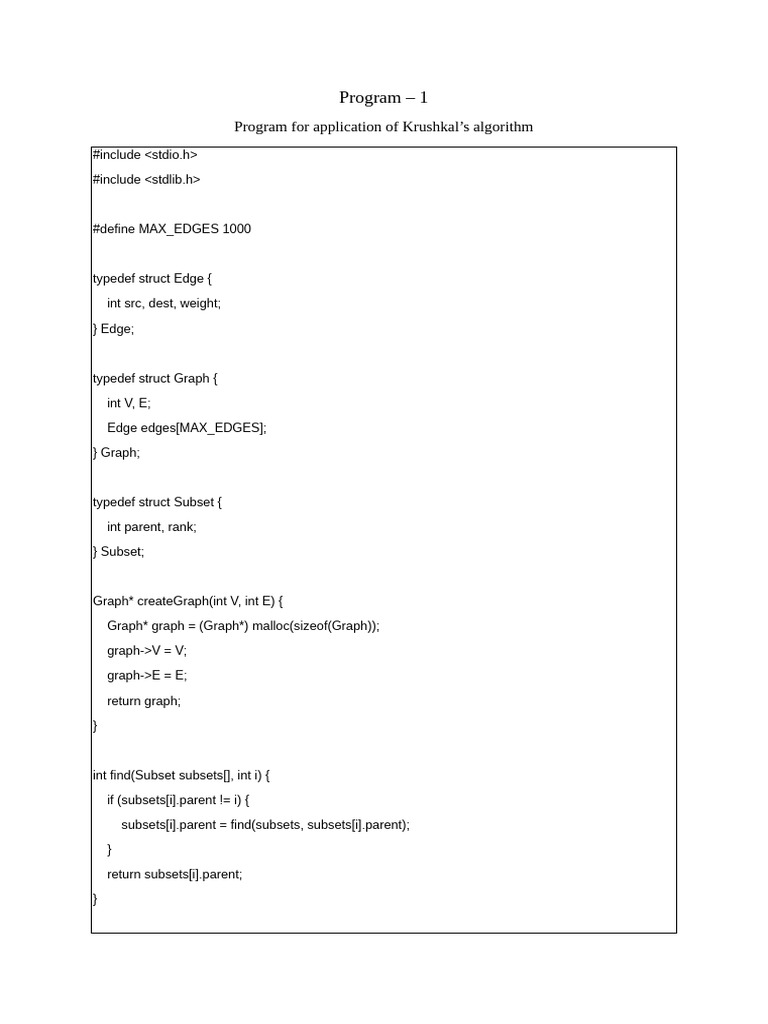 DAA Lab-12 Program-1 | PDF