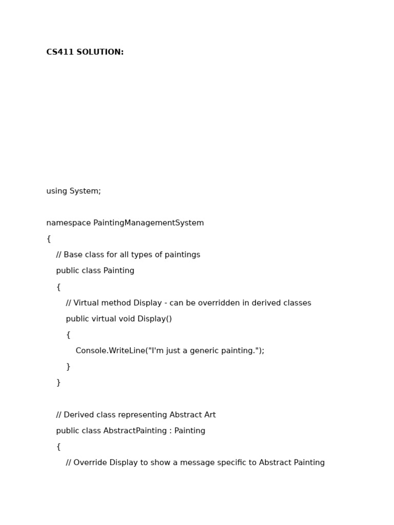 CS411 Solution | PDF