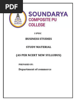 Class 11 Commerce: Business Studies | PDF | Business | Commerce
