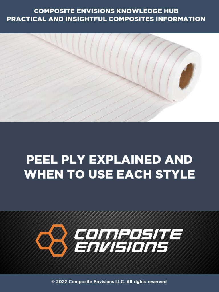 Peel Ply Explained and When To Use Each Style Need Cover Photo | PDF ...