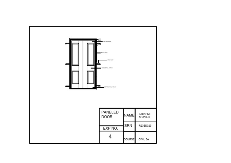 Paneled Door | PDF