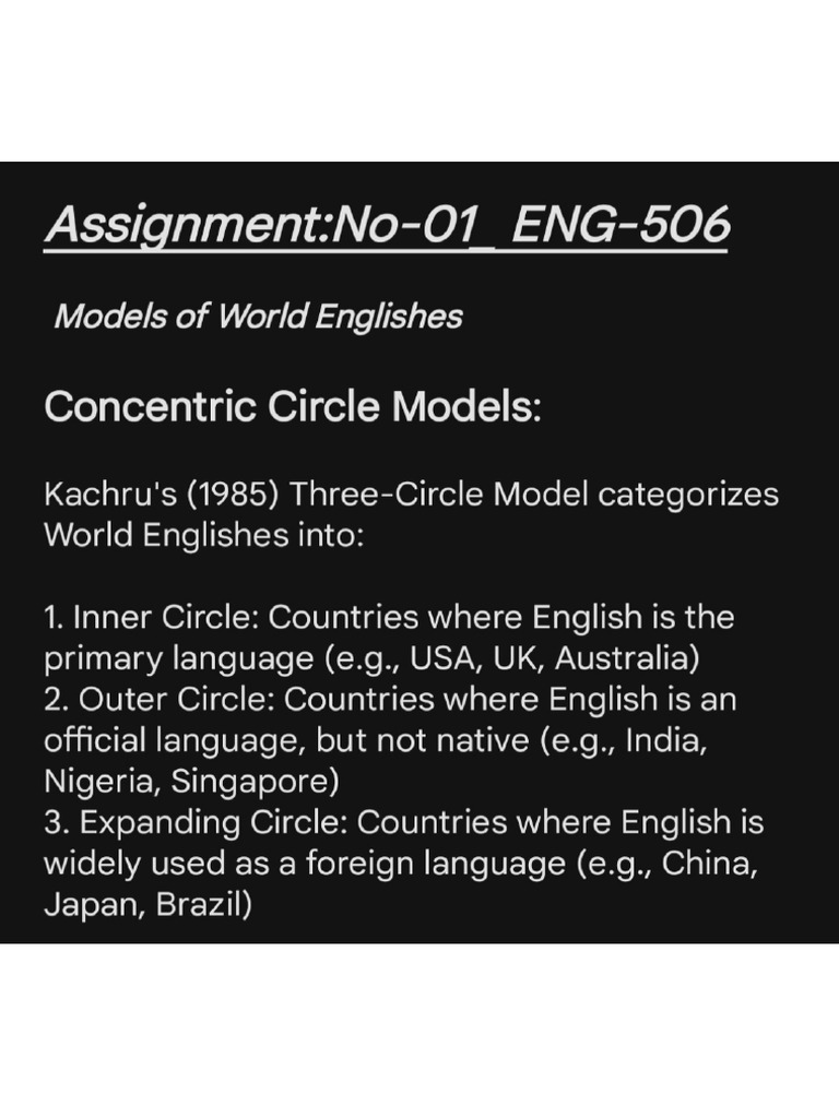 Assignment No-01 ENG-506(1) | PDF