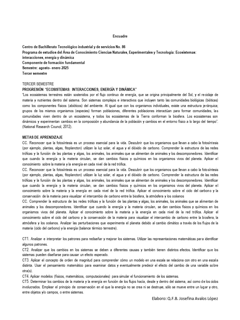 Interacciones en Ecosistemas y Energía | PDF | Ecosistema | Red alimentaria