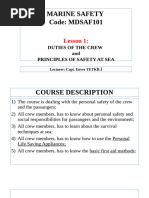 Messman Duties and Responsibilities on Ship | PDF | Shipping | Watercraft