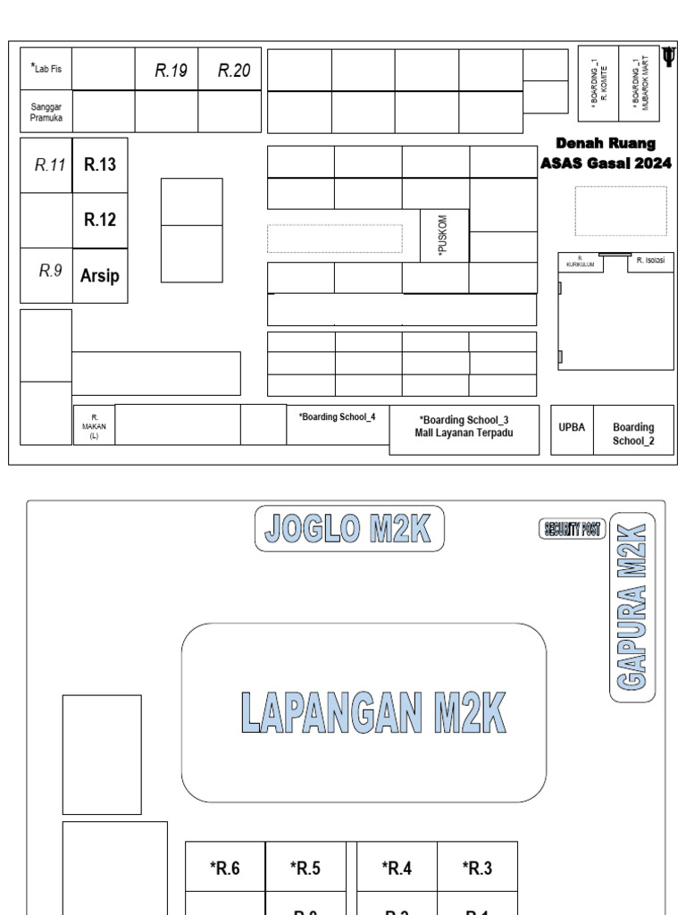 Denah ASAS - 40R 25-5 Des 2024 Cetak | PDF