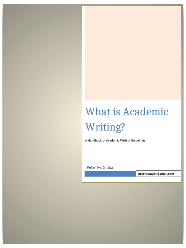 Academic Writing Handbook Compiled by Munesto Online (3) | PDF | Part ...