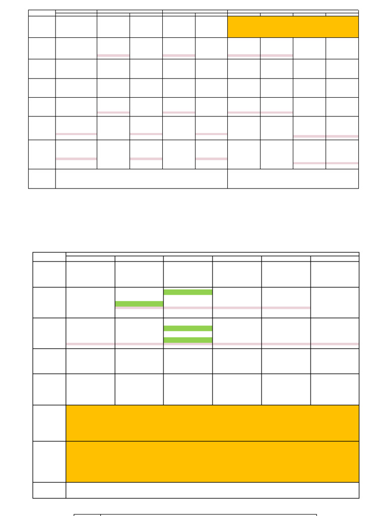 TIMETABLE - 25th November To 1st December 2024 | PDF | Linear Algebra ...