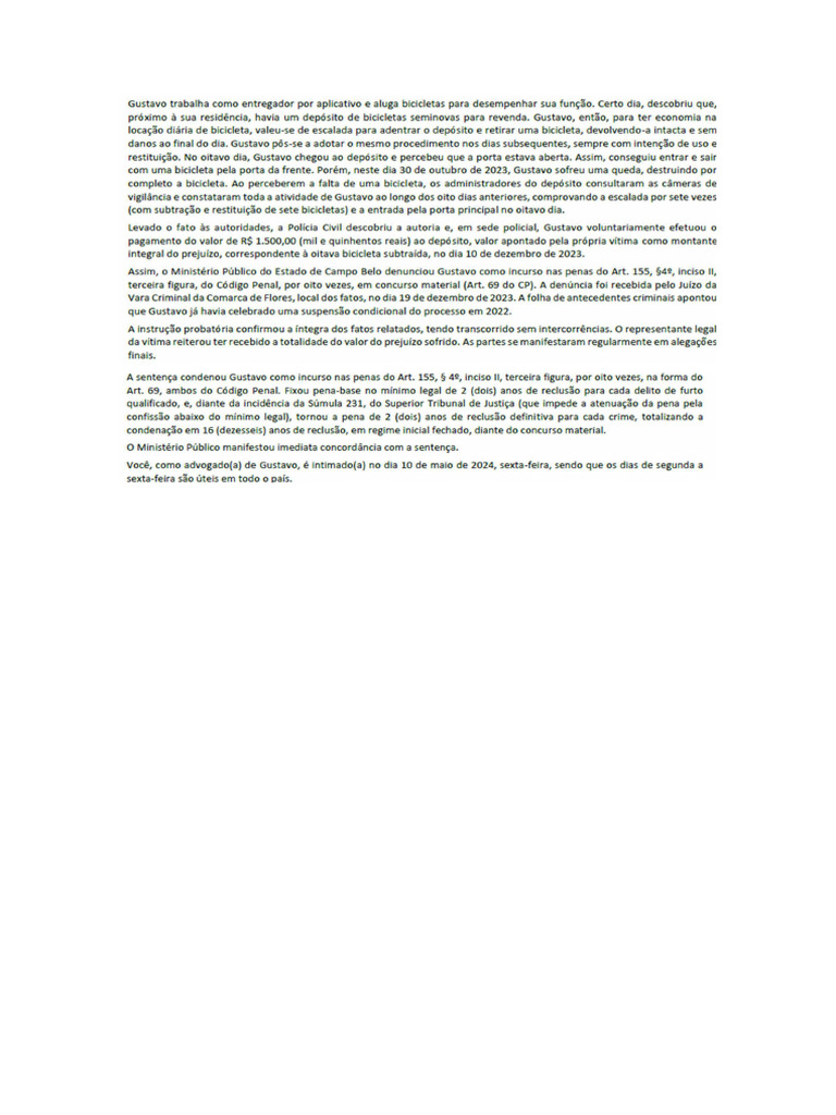 Teste Complementar de Nota, Prova 1 | PDF