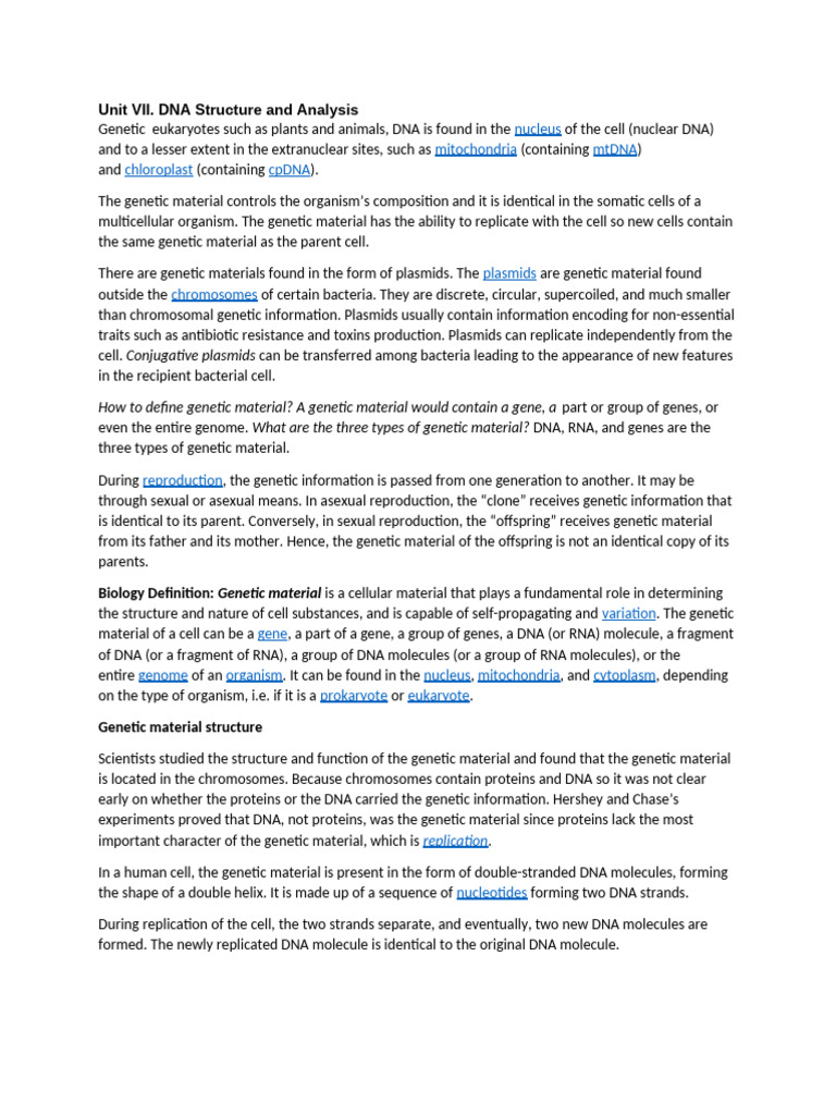 Genetics Final Topics 1 | PDF | Dna | Dna Replication
