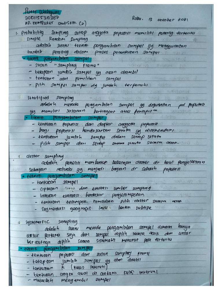 Apk, Kom, Statistik Putri Wahyuni | PDF