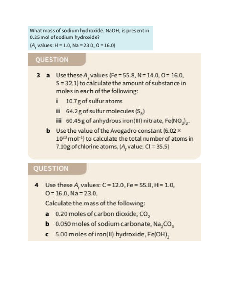 Chemistry Ideal Gas Law Quiz | PDF