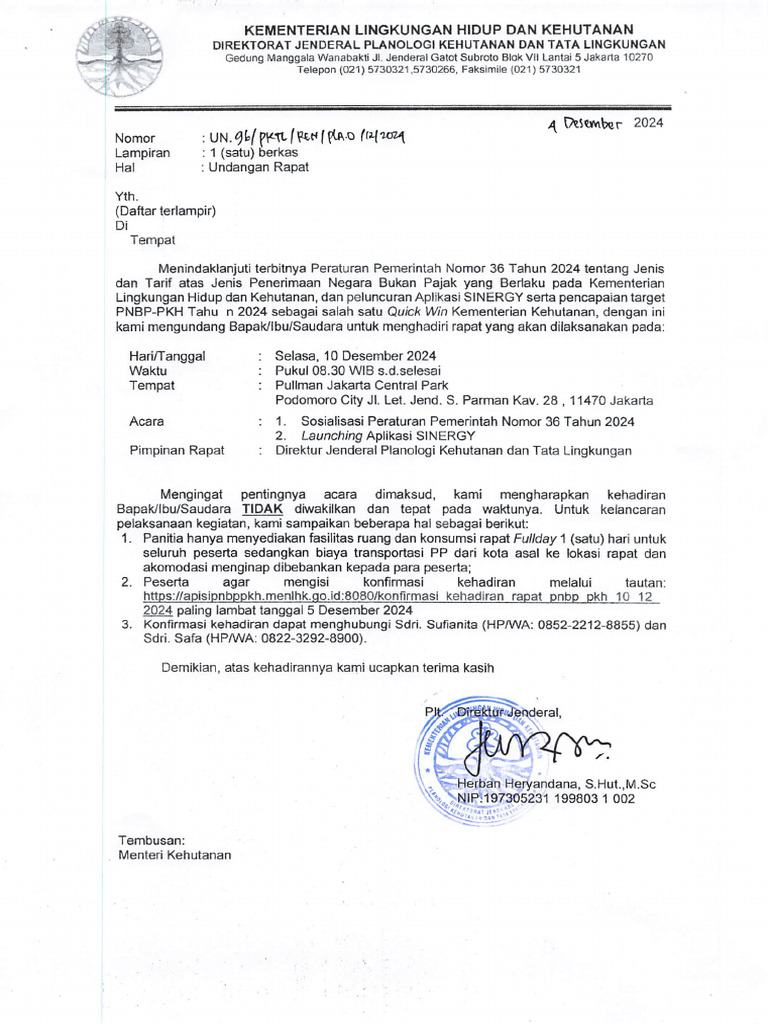 UN.96 - Sosialisasi PP 36 Dan Launching Sinergy | PDF