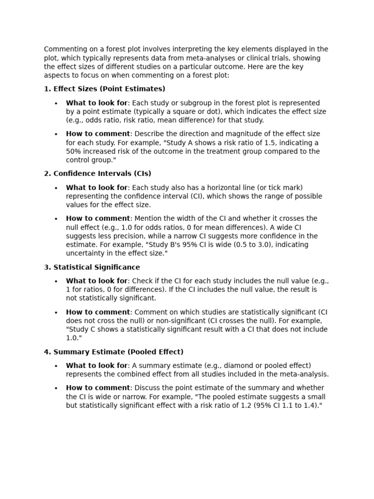 شرح odds ratio, mean difference | PDF | Confidence Interval | Effect Size