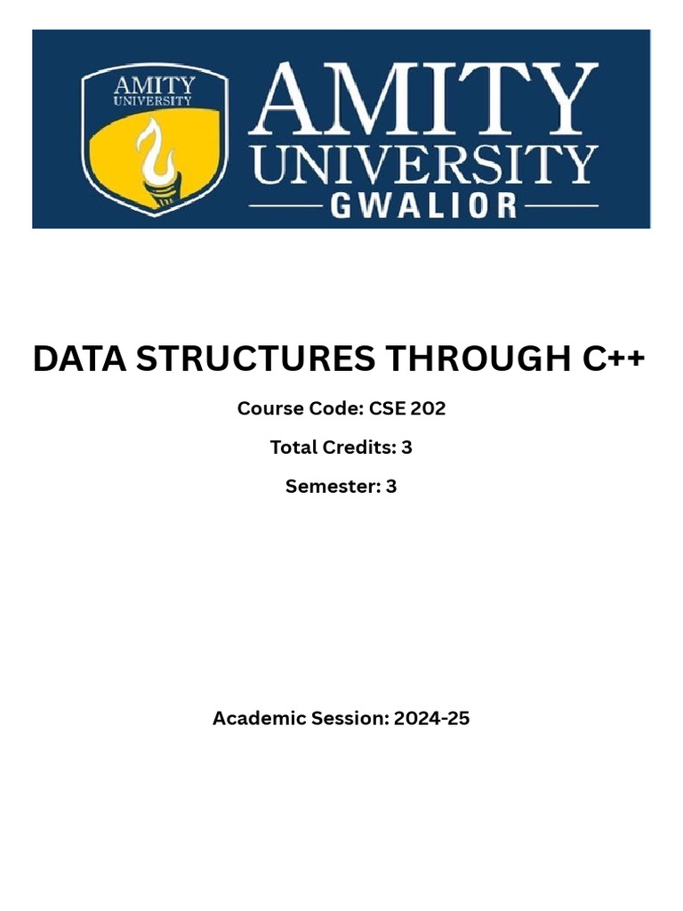 Data Structurs Through C++ | PDF | Time Complexity | C++