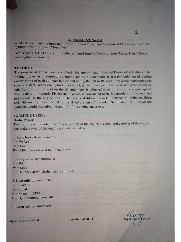 Thermal Engineering Lab | PDF