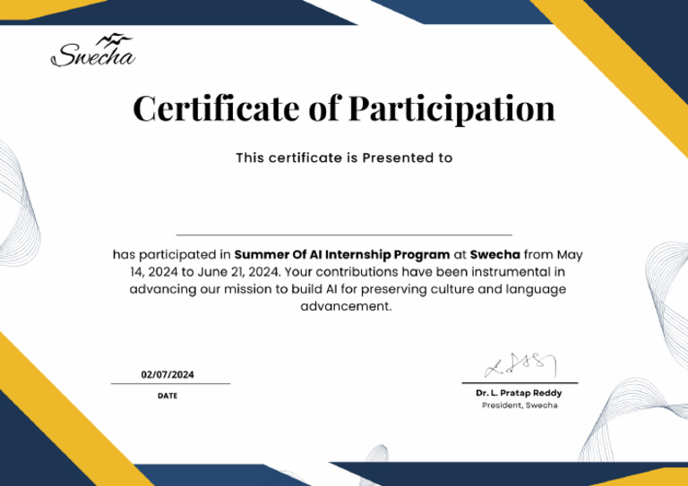 Swecha - Bannu Certificate | PDF