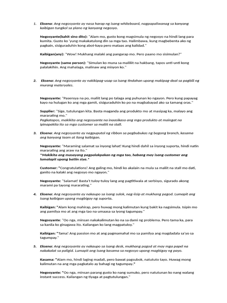 Group A Script | PDF