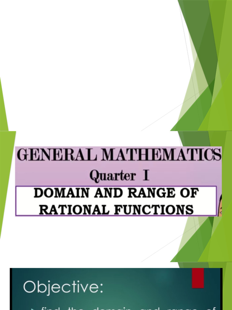 Domain and Range | PDF