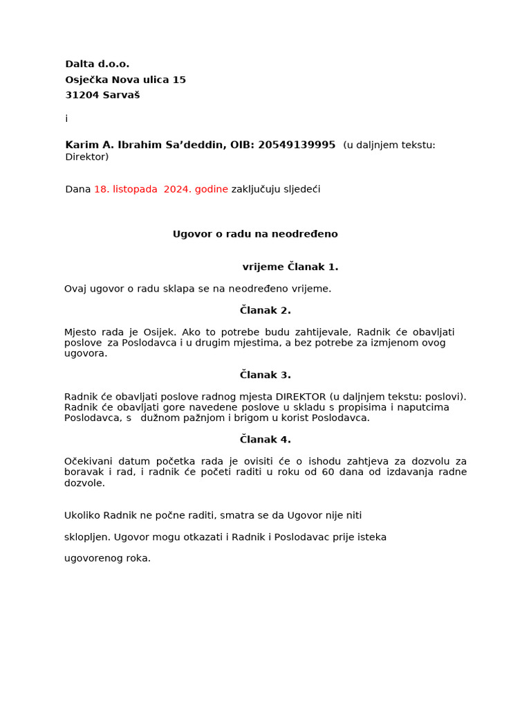 Contract Draft | PDF