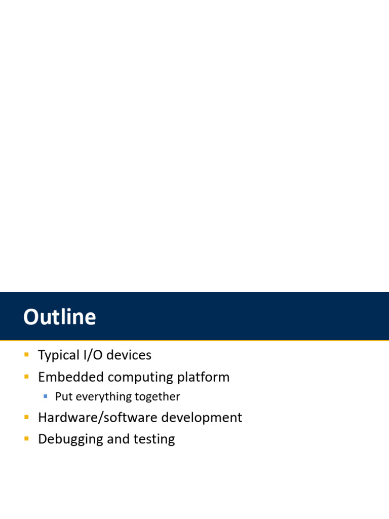 Embedded Systems ECT-401 Part-3 Embedded Computing Platform | PDF | Random Access Memory ...