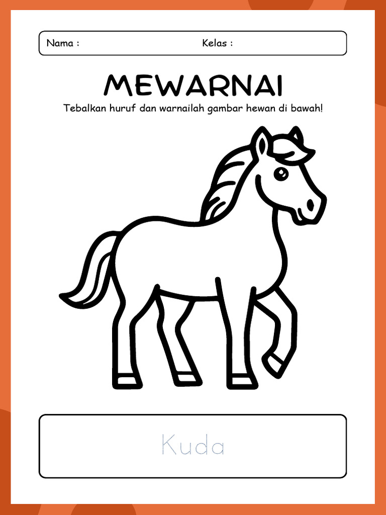 Worksheet mewarnai | PDF