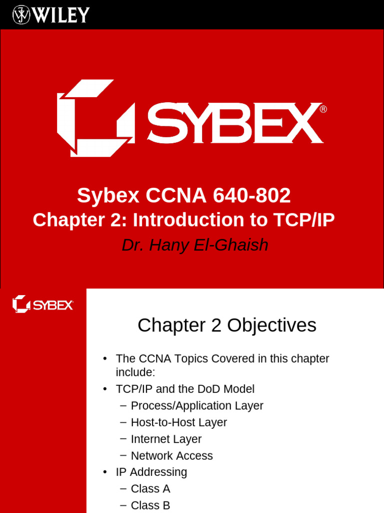 Ccna Chapter 2 Tcp Ip | PDF | File Transfer Protocol | Internet Protocol Suite