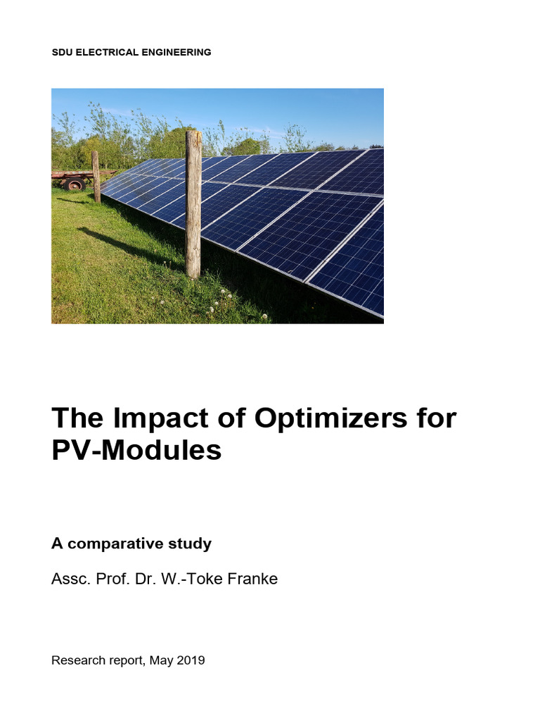 Optimizer For PV Modules Ver11 - Final | PDF | Electrical Engineering ...