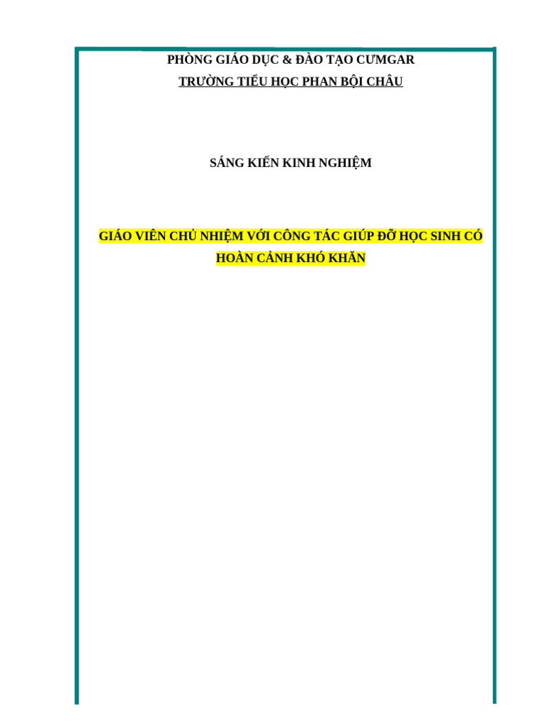 skkn- Lê Thị Anh Thư | PDF