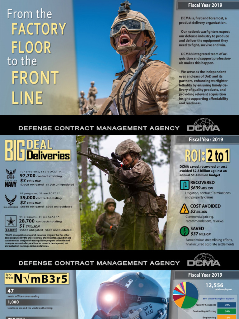 DCMA by The Numbers FY19 | PDF
