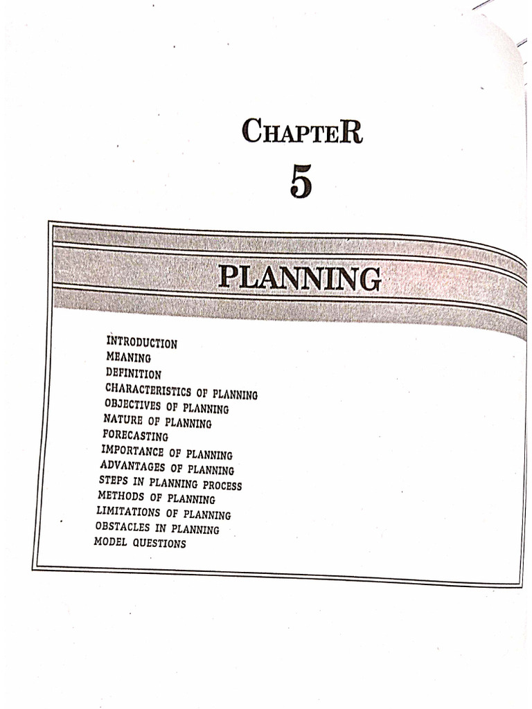 Unit 2 - Planning and Decision-Making Notes | PDF