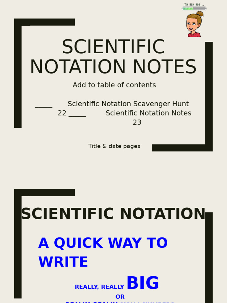 8+Scientific+Notation+Notes+24 | PDF