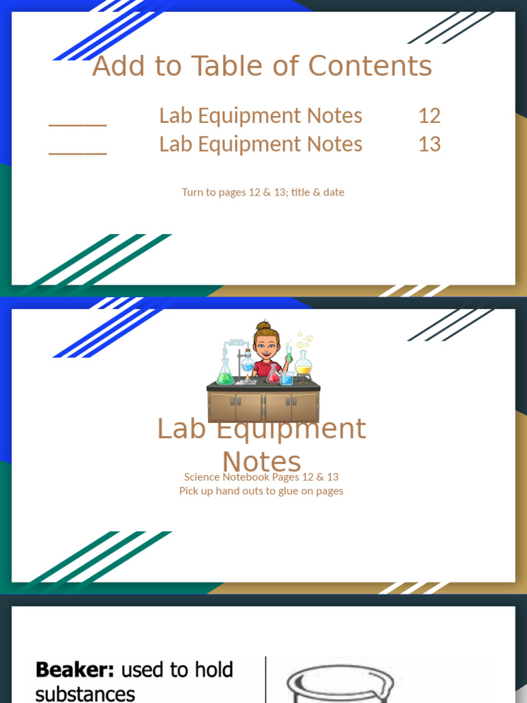 3 Lab Equipment Notes 23 | PDF